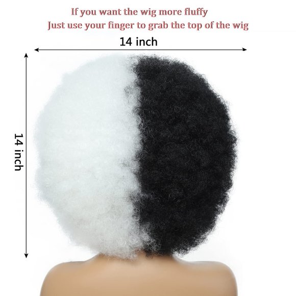 Hair | Afro Kinky Curly Split Dye Wig | Poshmark